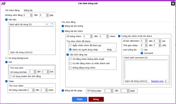 Tool Nuôi Nick Facebook MaxCare - MIN SOFTWARE